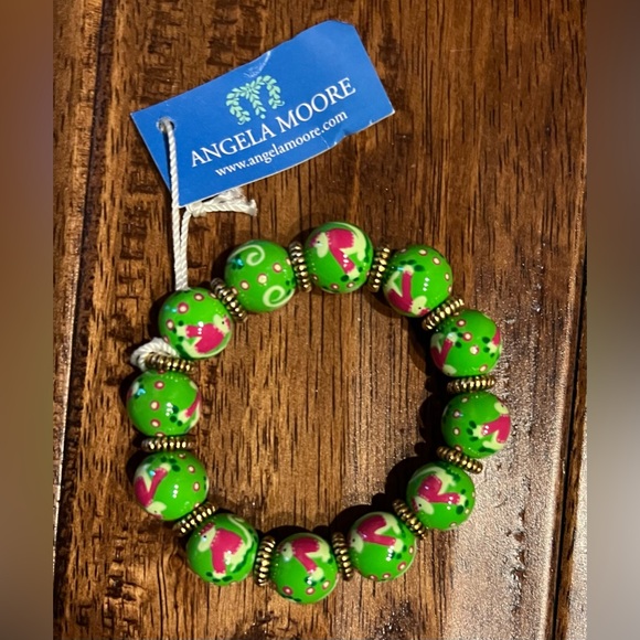 Angela Moore | Jewelry | Angela Moore Bracelet Featuring Beads With ...